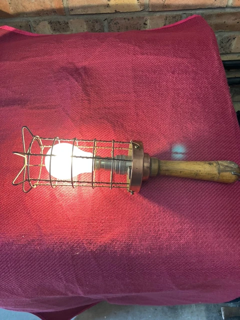 RARE VINTAGE INSPECTION lamp £37.08 - PicClick UK