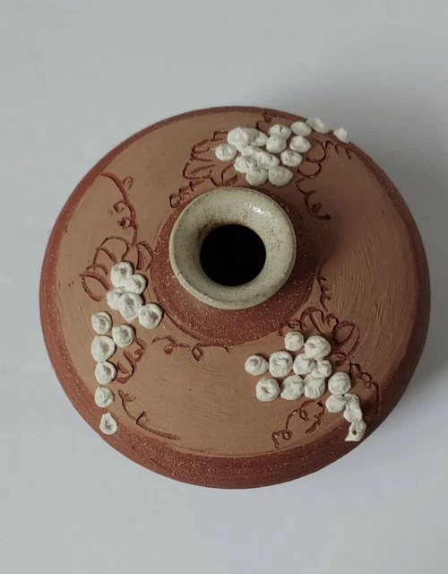 VINTAGE SIGNED ART Vase Star and Fish Mark Studio Stoneware Pottery ...