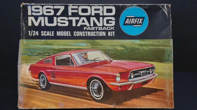 AIRFIX/MPC 1967 FORD Mustang Started - 1/25 Scale Model Kit Collection ...