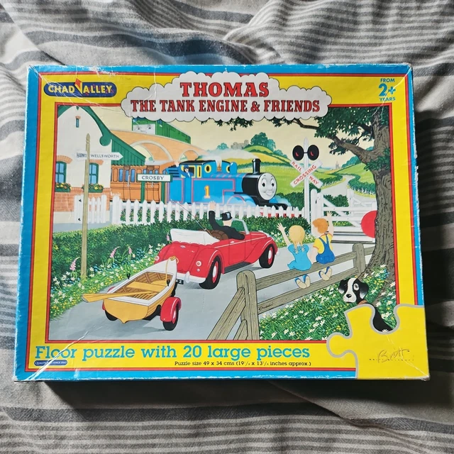 1994 CHAD VALLEY Thomas The Tank Engine & Friends 20 Piece Floor Puzzle ...