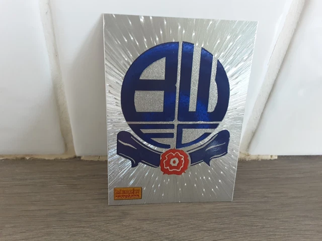 BOLTON WANDERERS - Merlin Ultimate 95/96 CLUB BADGE Football trading ...
