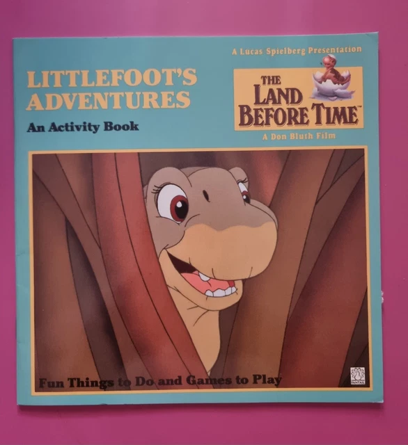 THE LAND BEFORE Time Vintage 1988 Activity Book As New $25.00 - PicClick AU