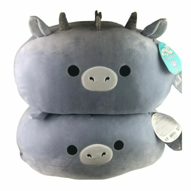 SQUISHMALLOW 20&STACKABLE BLUE Dragon Klaus Stuffed Animal Plush NWOT ...