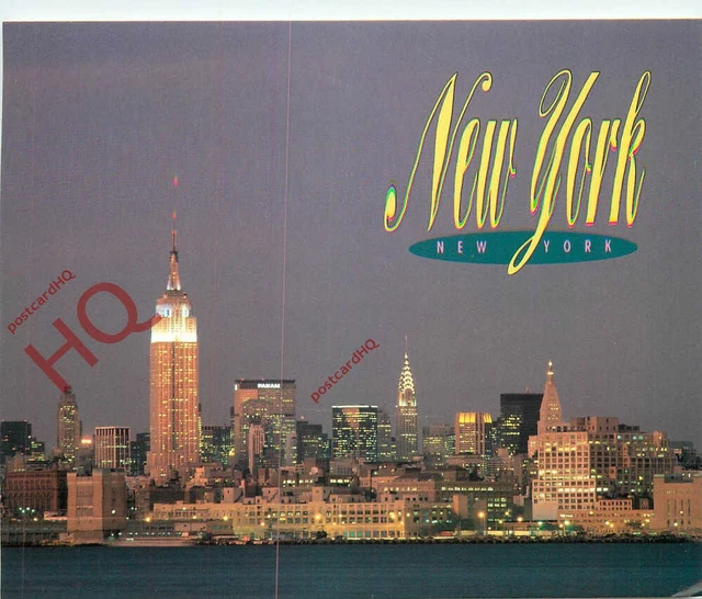 PICTURE POSTCARD_ NEW York City, Midtown Manhattan from New Jersey £2. ...