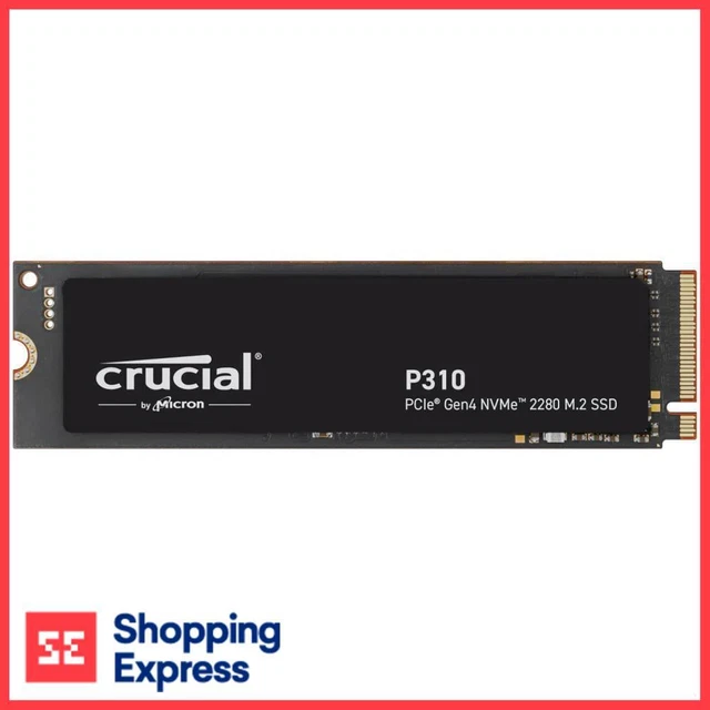 CRUCIAL P310 1TB 7100MB/s PCIe Gen 4 NVMe M.2 (2280) SSD $249.00 ...