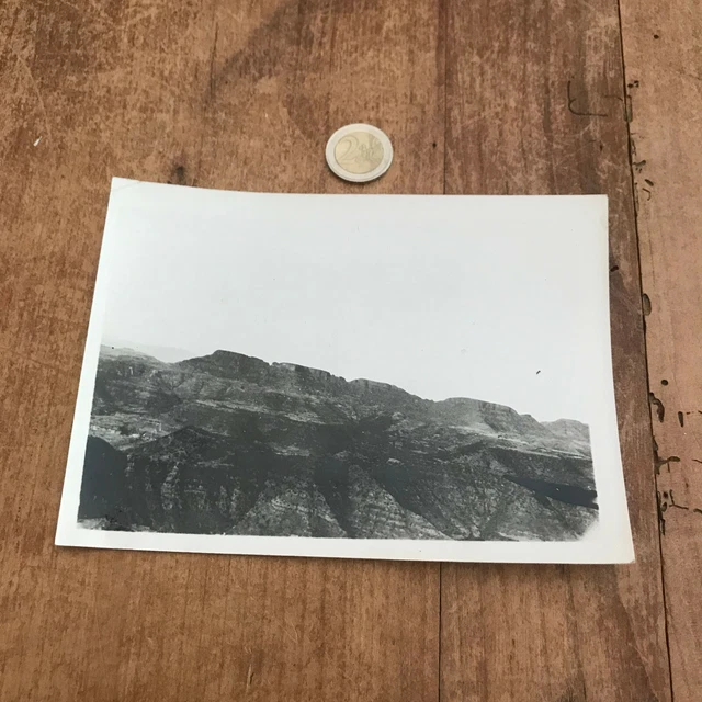 PHOTO ANCIENNE PRESSE militaire N144 vue du massif de l amba sladji EUR ...