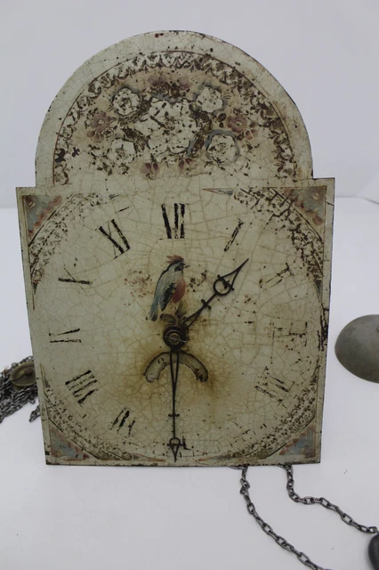 ANTIQUE 30 HOUR Bell Strike Longcase Clock Movement, Fully Working, 16 ...