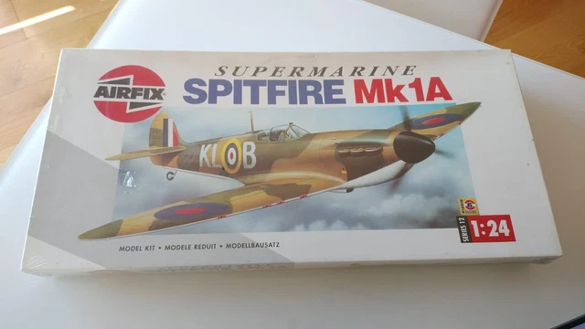VINTAGE AIRFIX SUPERMARINE Spitfire Mk 1a 1:24 Model Airplane Kit 1993 -E0 EUR 100,00 - PicClick IT