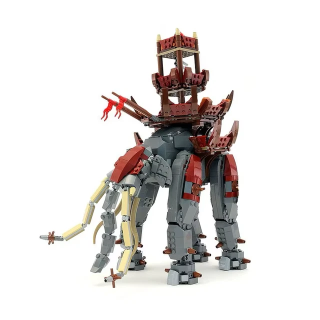 LORD OF THE Rings Hobbit Oliphant Minas Tirith Sauron Building Blocks ...