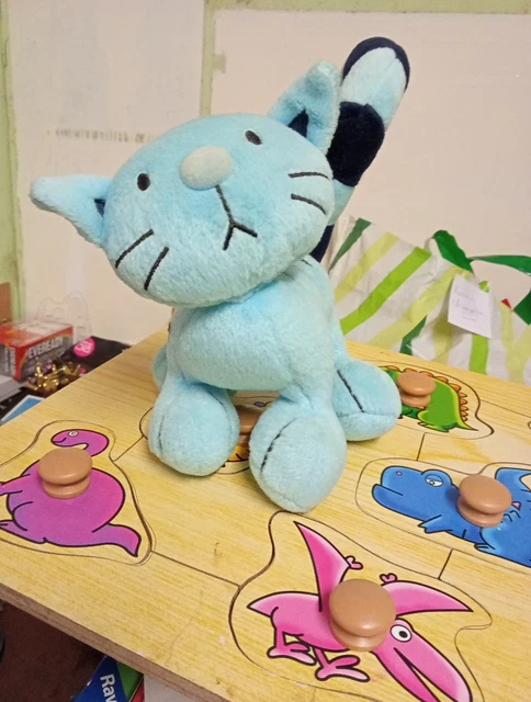 BOB THE BUILDER Pilchard Blue Cat Plush Soft Toy Vintage £1.16 ...