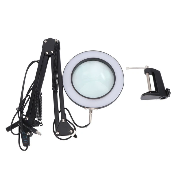 USB MAGNIFYING LAMP Magnifying Desk Lamp Led Magnifying Task Light £44. ...