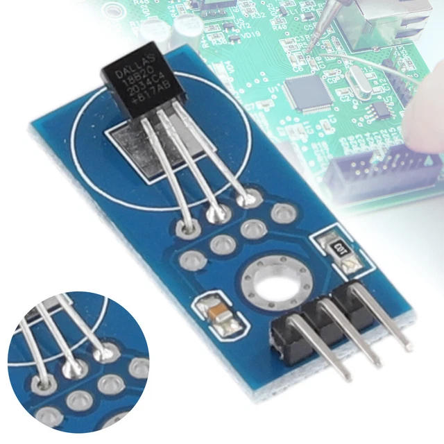 Ds18b20 Digital Ds18b20 Sensor Temperature Detection Board Dc5v Use For Arduino 10 39 Picclick Au