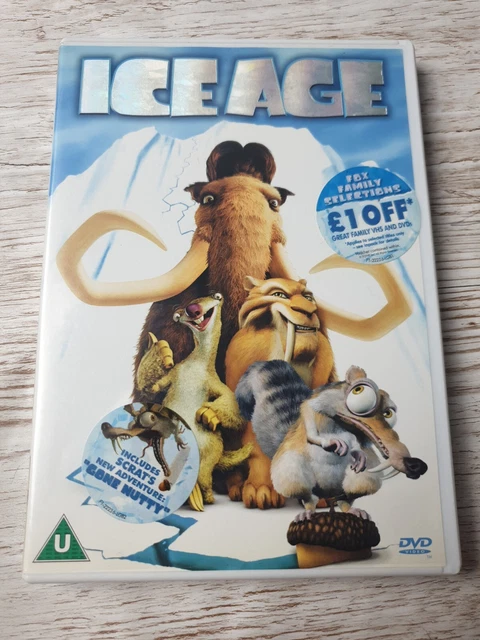 ICE AGE DVD (2002) Animation Family Movie £2.49 - PicClick UK