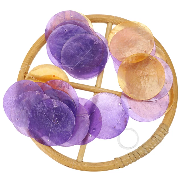 HOME DECORATION SHELL Wind Chime Ornament Safe Delicate Practical ...