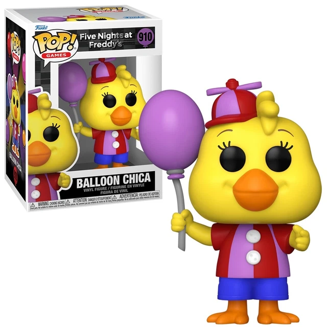 FUNKO POP! GAMES Balloon Chica Five Nights at Freddy's #910 Vinyl ...