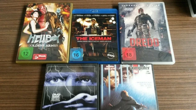 5 TOP-DVD´S HELLBOY The ICEMAN The NEIGHBOR´s WIFE DREDD "Die ...