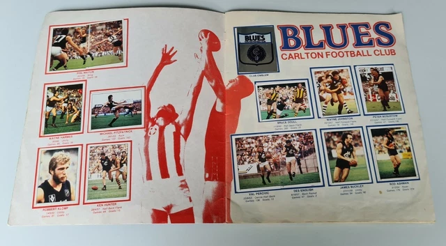 SCANLENS 1983 VFL - AFL FOOTBALL STICKER ALBUM ( complete ) $110.00 ...