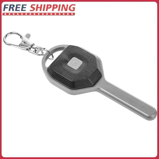 MINI LED FLASHLIGHT Key Shape Emergency Camp Keychain Torch Light ...