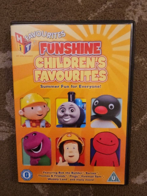 FUNSHINE CHILDREN'S FAVOURITES Dvd Kipper Thomas Pingu Rubba Dubbers ...