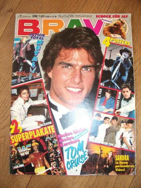 BRAVO 7/1990 CRUISE Sandra Wrestling Ronn Moss Stansfield Fox Corey ...