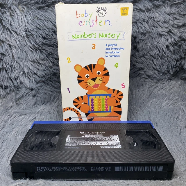 BABY EINSTEIN NUMBERS Nursery VHS Tape 2003 Walt Disney Introduction to ...