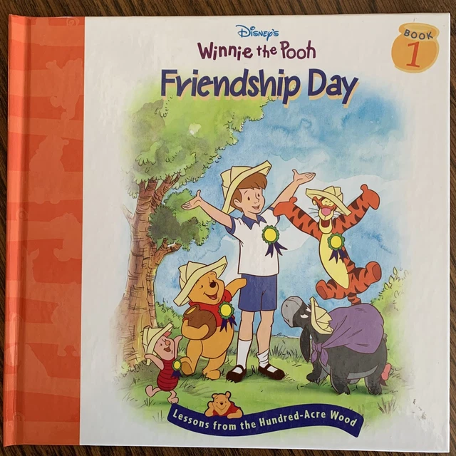 VINTAGE HARDBACK BOOK Disney’s Winnie The Pooh “Friendship Day” Book 1 ... VINTAGE HARDBACK BOOK Disney’s Winnie The Pooh “Friendship Day” Book 1 ...