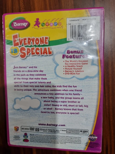 BARNEY EVERYONE IS Special DVD Region 1 NTSC £4.86 - PicClick UK