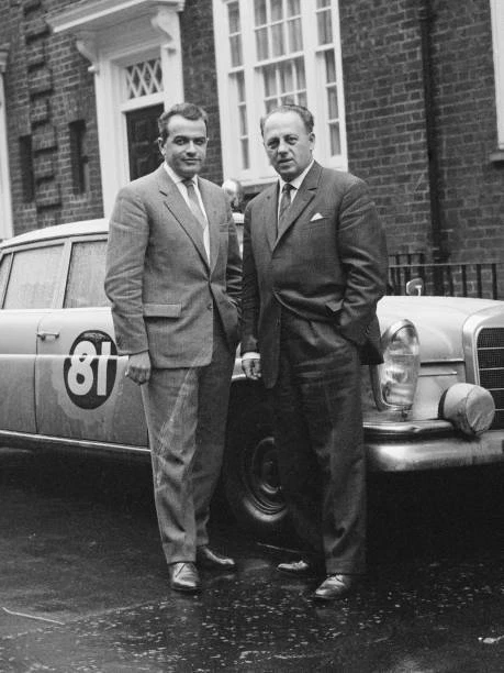 GERMAN RACING DRIVERS Rolf Moll And Walter Schock Old Photo $9.00 ...