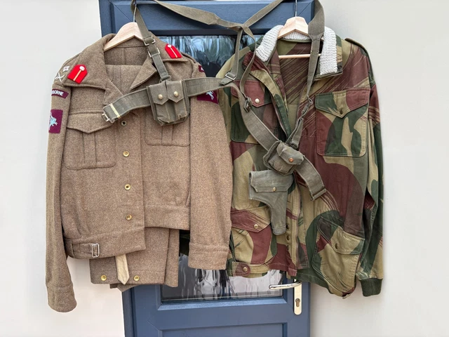 WW2 AIRBORNE DIVISION Senior Officers Battle Dress Uniform Complete ...