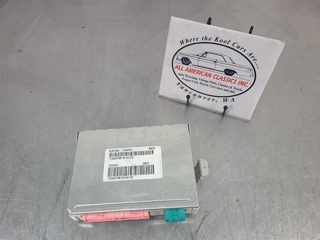 2001-04 C5 CORVETTE Z06 ECM, BCM Body Control Module RH Dash - OEM EUR ...