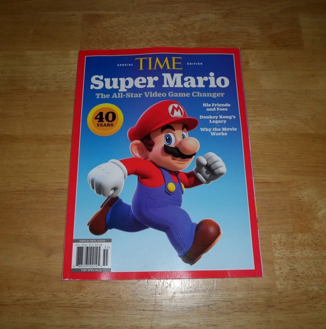 SUPER MARIO TIME Magazine Special Edition 2025 *NEW* All-Star Video ...