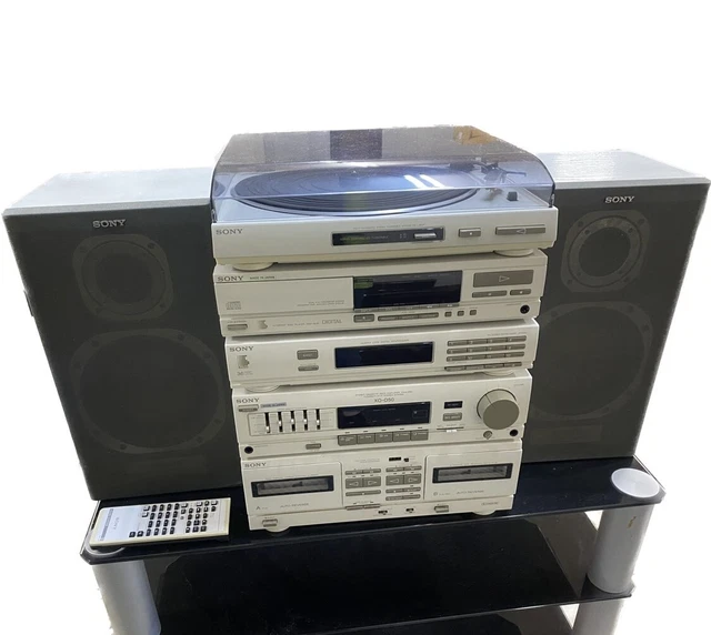 SONY WHITE HI-FI System Stackable with Remote and Manual CS G19 £56.00 ...