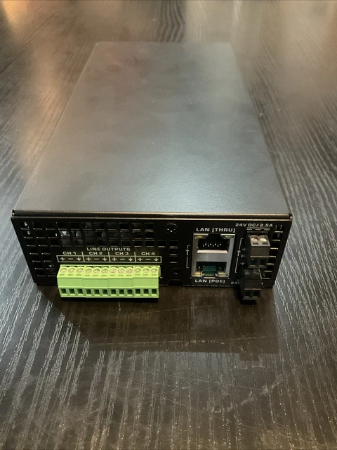 QSC Q-SYS QIO-L4O Network Audio I/O Expander 4 Line Outputs £115.07 ...