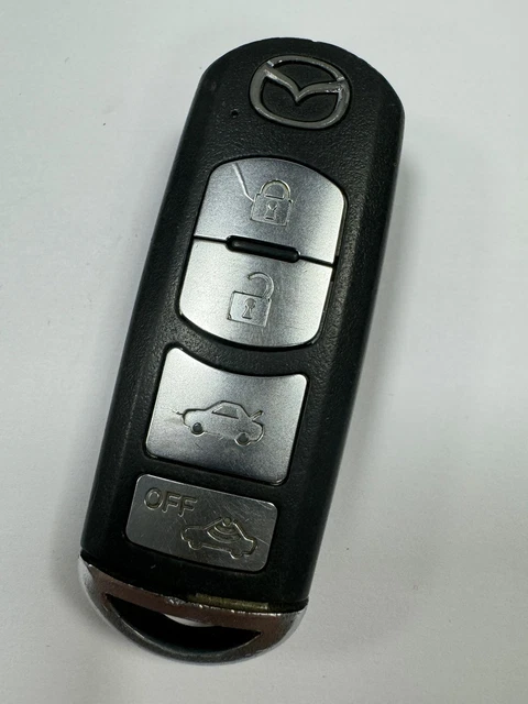 GENUINE MAZDA 4 Button Remote Smart Key Fob Tested. Mitsubishi Ske13E ...