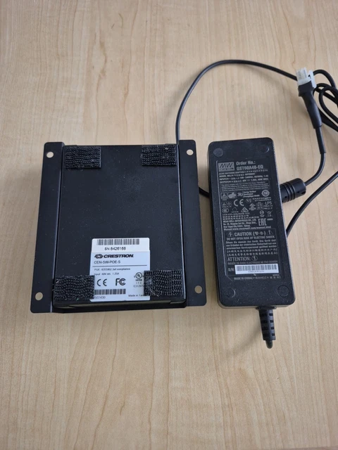 CRESTRON CEN-SW-POE-5 5 Port POE Network Switch & AC Power Supply ...