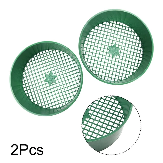 ECO FRIENDLY PLASTIC Sieve for Screening Soil and Small Gravel (2 PCs ...