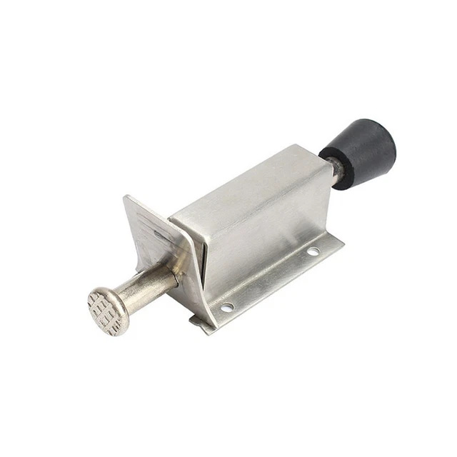 DOOR FOOT STOPPER Holder Floor Stop Buffer Gate Stay Catch Latch ...