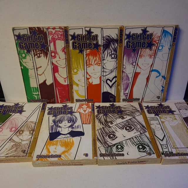 LOT 7 GIRL Got Game Manga Shizuru Seino Tokyopop Vol 1-3, 7-10 $29.99 ...