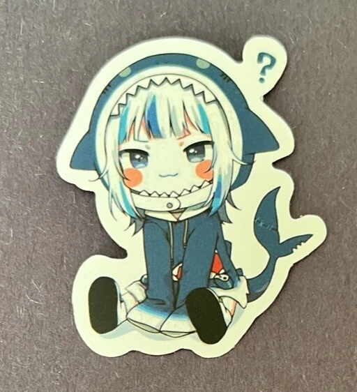 HOLOLIVE GAWR GURA Waterproof Sticker Vtuber Anime Manga $2.00 ...