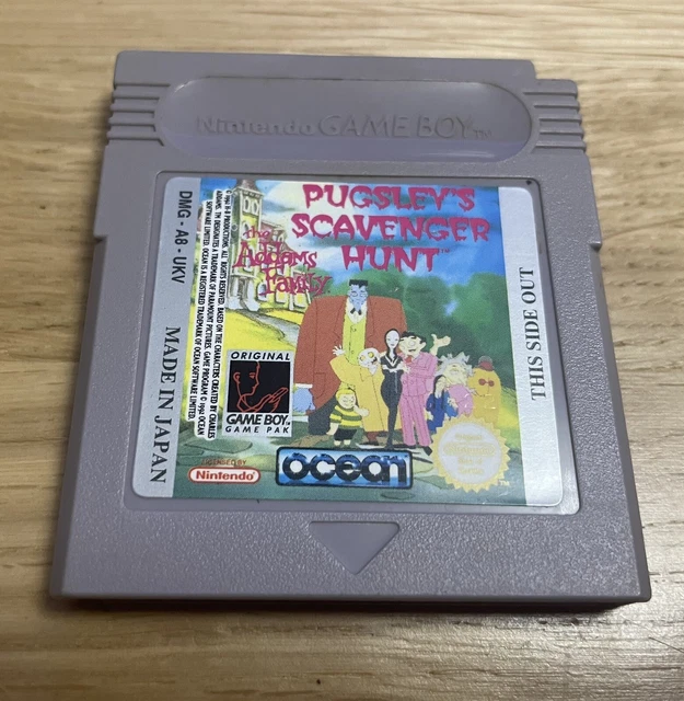 NINTENDO ORIGINAL GAME Boy Pugsley’s Scavenger Hunt Game - Cart Only £ ...