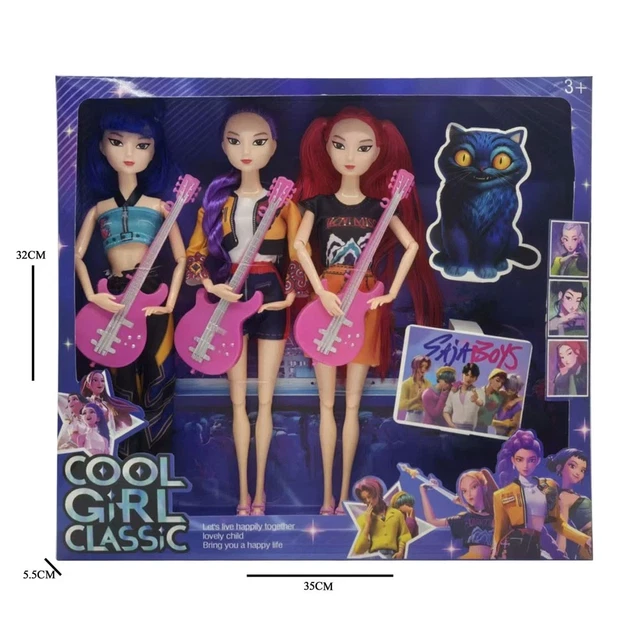 COSPLAY KPOP DEMON Hunters Dolls Moveable Joint Collectible Figure Gift ...