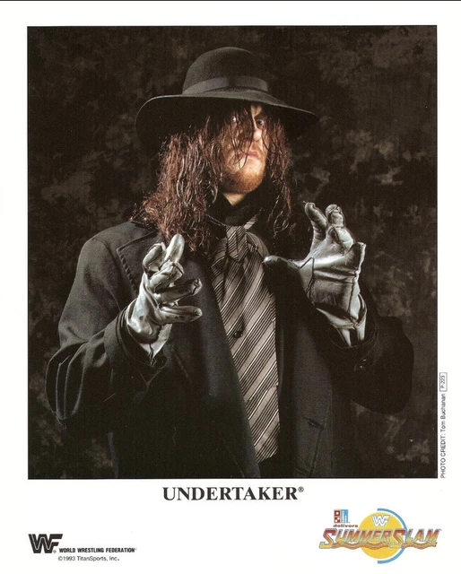WWF WWE WRESTLING FEDERATION THE UNDERTAKER 1993 PROMO 8x10 PHOTO ...
