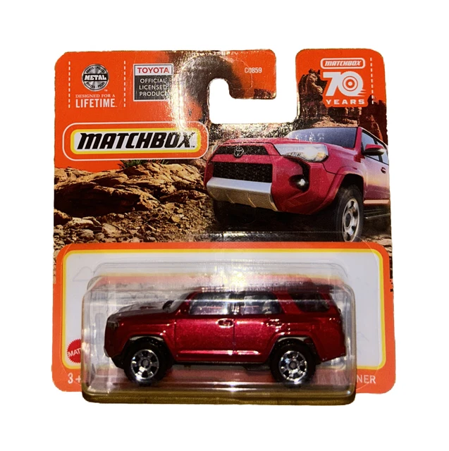 MATCHBOX 70 YEARS Edition Die-Cast Red Toyota 4Runner SUV Car - BRAND ...