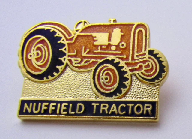 VINTAGE NUFFIELD TRACTOR Enamel Pin Badge - Farming, Farmer, Rally ...