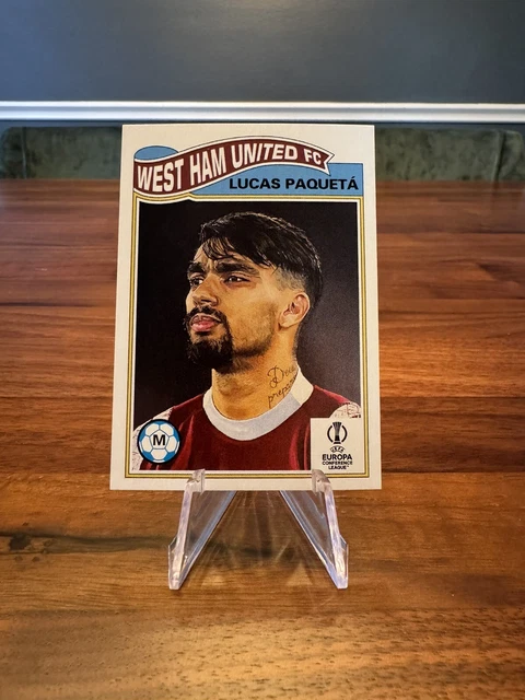 LUCAS PAQUETA 2023 Topps Uefa Ucc Ucl Living Set #528 Base / West Ham ...