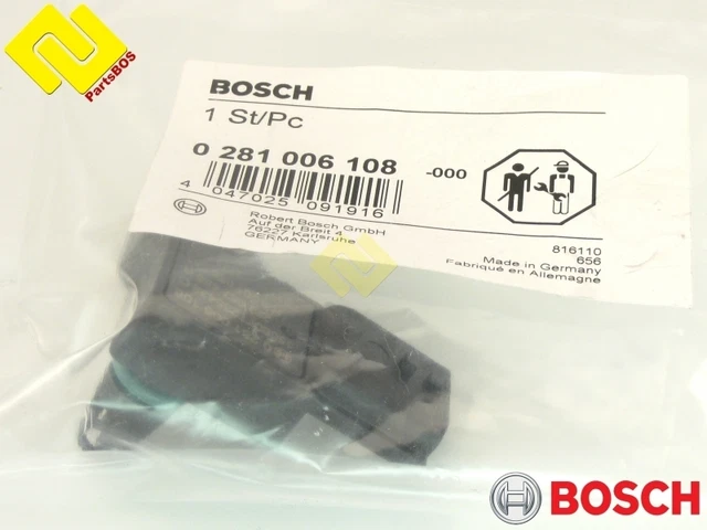 BOSCH 0281006108 INTAKE Manifold Pressure Sensor Map ,Dacia ,Renault ...