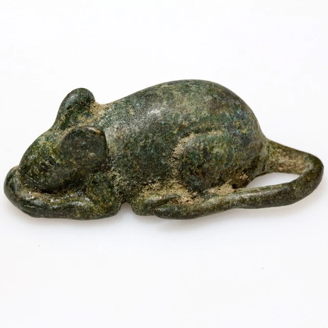 ANCIENT ROMAN BRONZE Rat ornament statue-possibly a weight-circa 100 ...