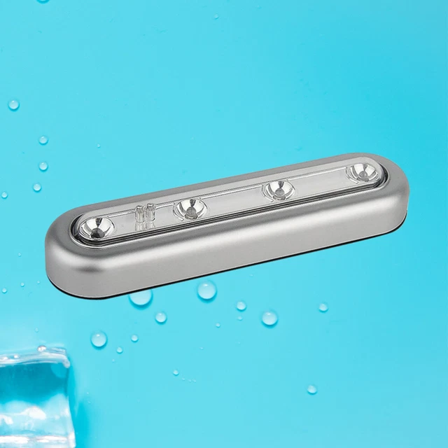 4 LED TOUCH Control Touch Tap Light Battery Cupboard Lights With Pads ...