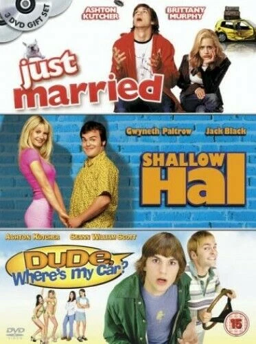 JUST MARRIED/SHALLOW HAL/DUDE, Where's My Car? DVD Ashton Kutcher (2004 ...