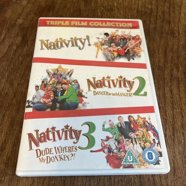 NATIVITY TRIPLE FILM Collection [DVD] [2015] Three Discs 1, 2, 3 danger ...